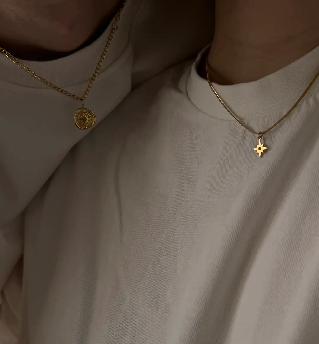 Gold Compass & Gold North Star