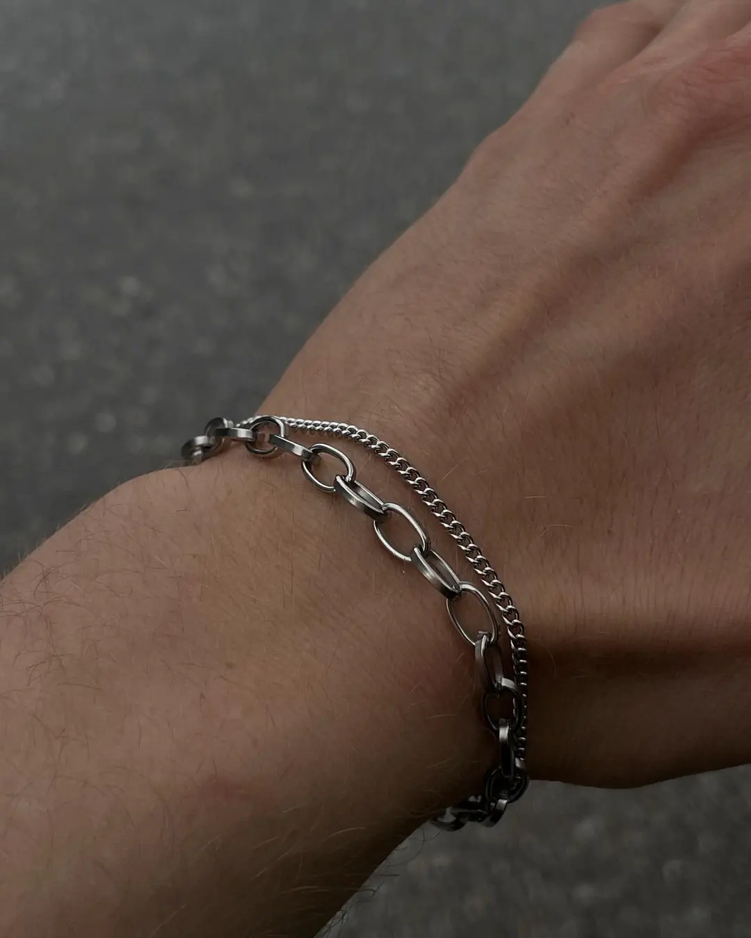 Tıny-Thıck Chaın Bracelet
