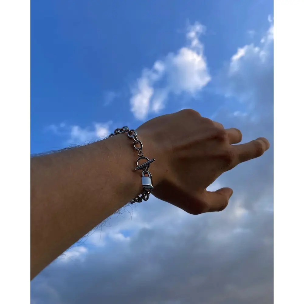STEEL LOCK BRACELET
