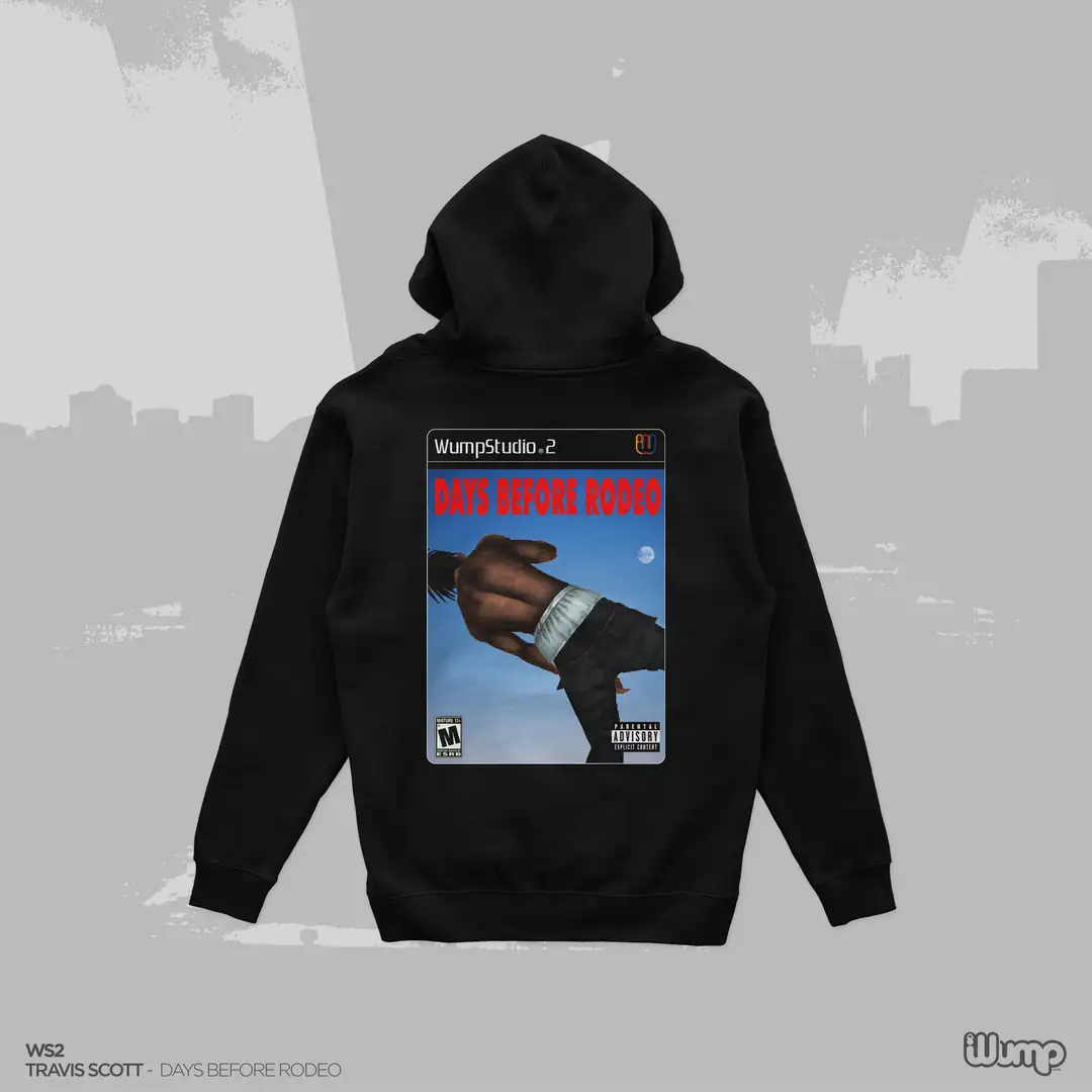 TRAVIS SCOTT DAYS BEFORE RODEO OVERSIZE HOODIE