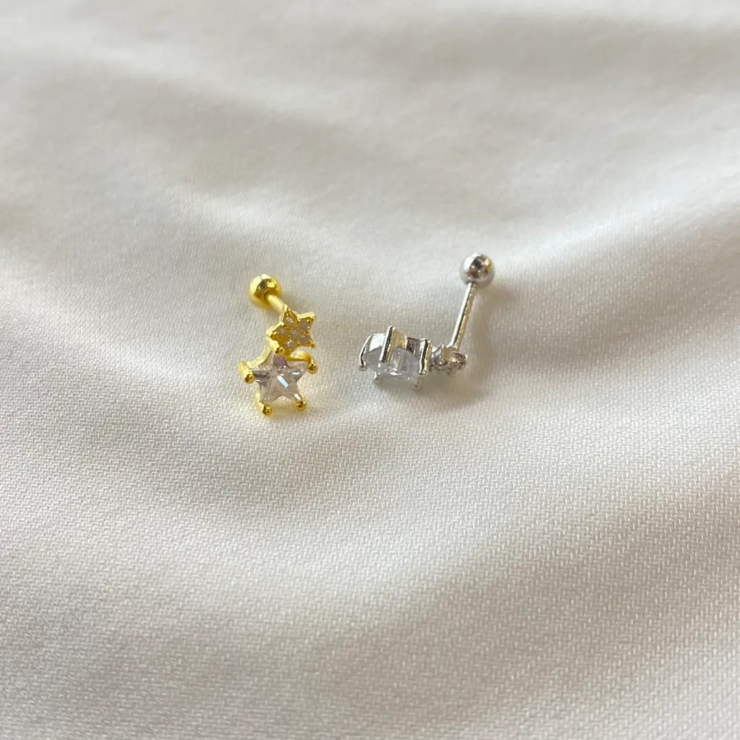 Çift Yıldız Piercing