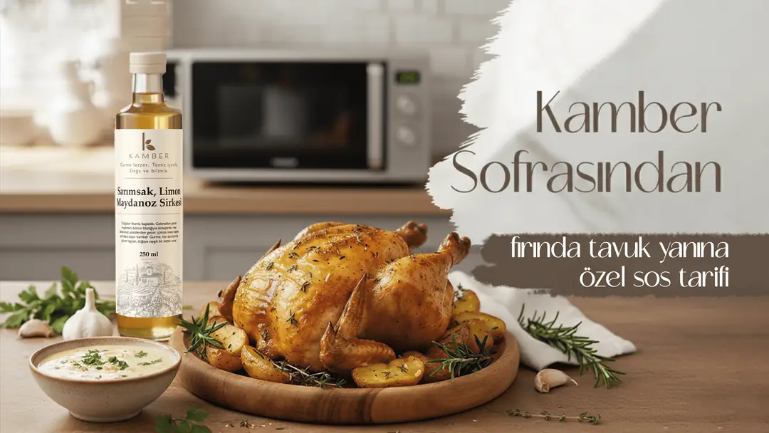 Fırında Tavuk Yanına Aromalı Sos Tarifi | Kamber Gurme