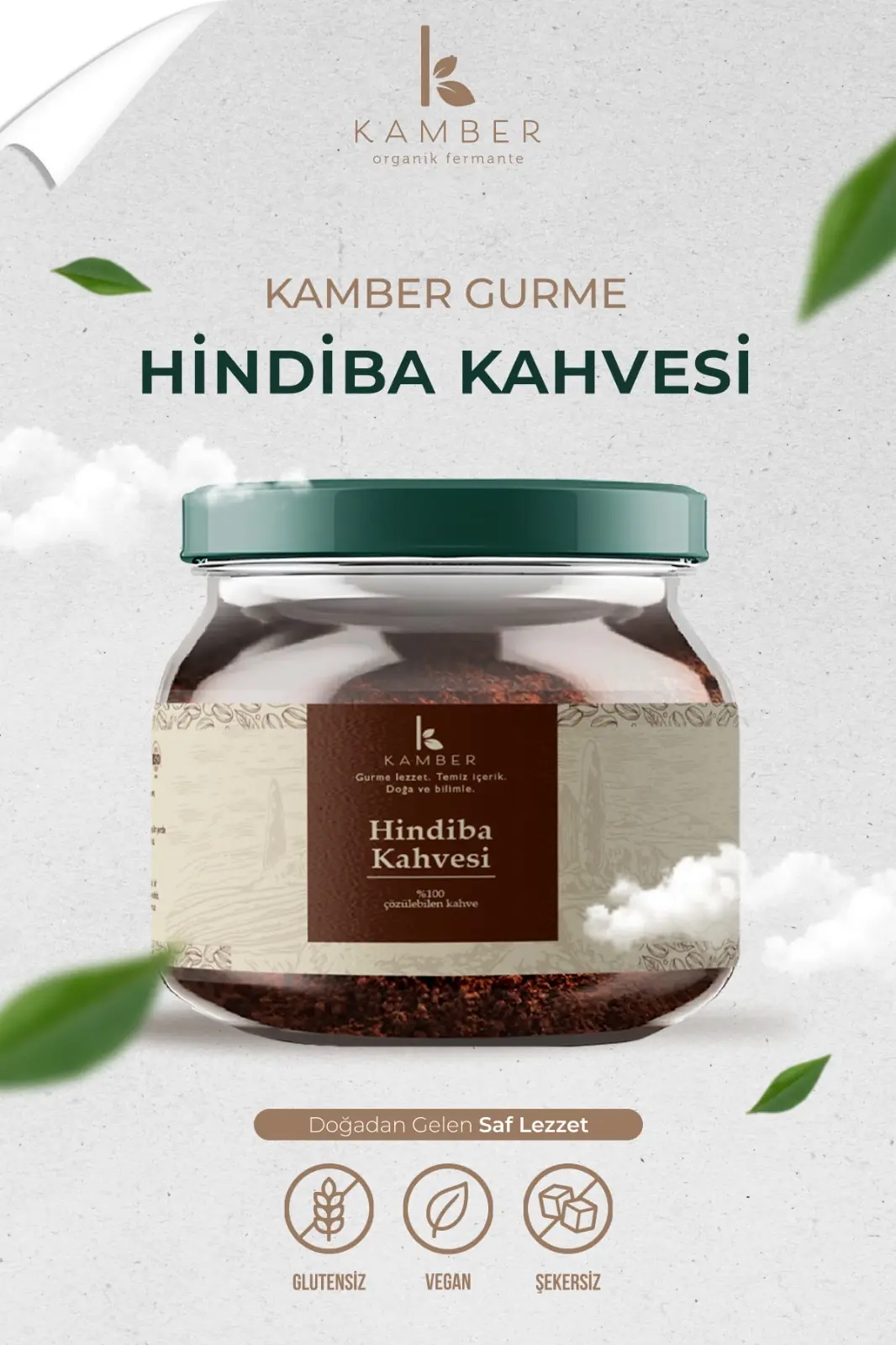 %100 Çözülen Hindiba Kahvesi - 150 gr | Kamber Gurme