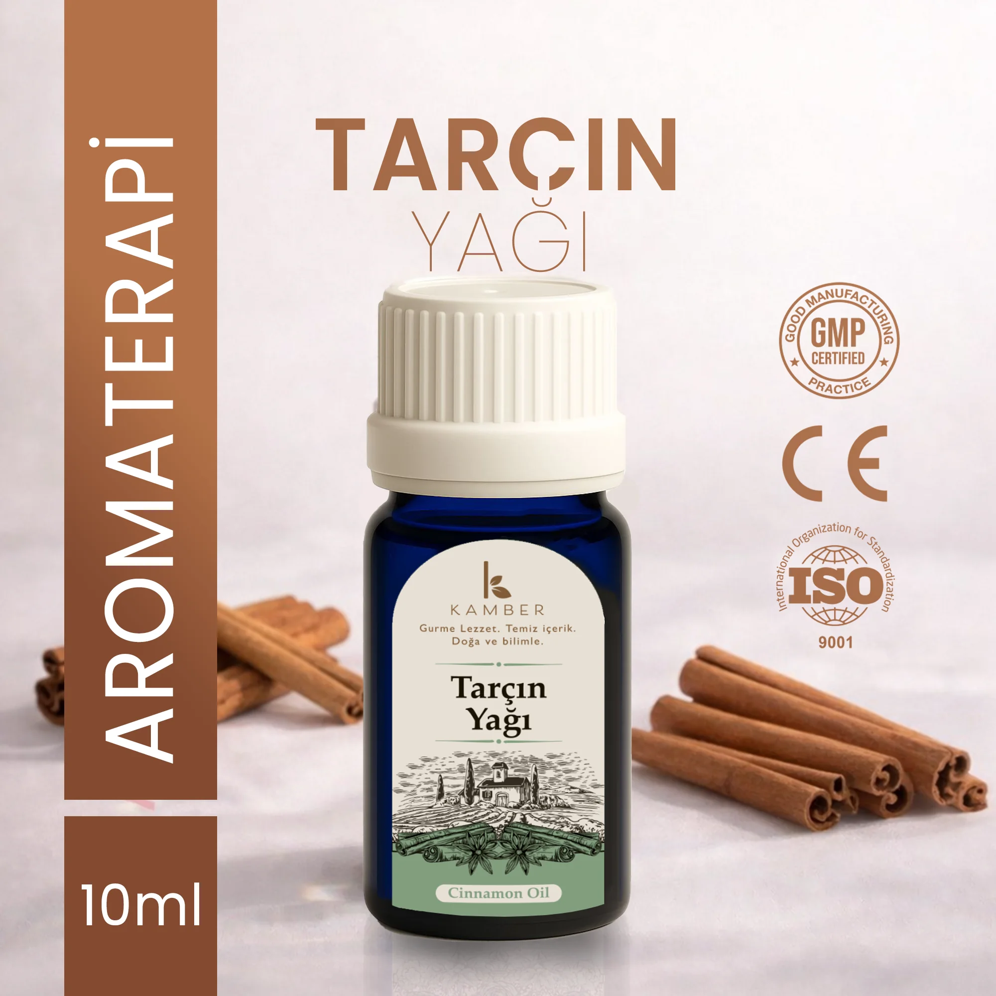 %100 Doğal Tarçın Yağı (10 ml.) | Kamber Gurme