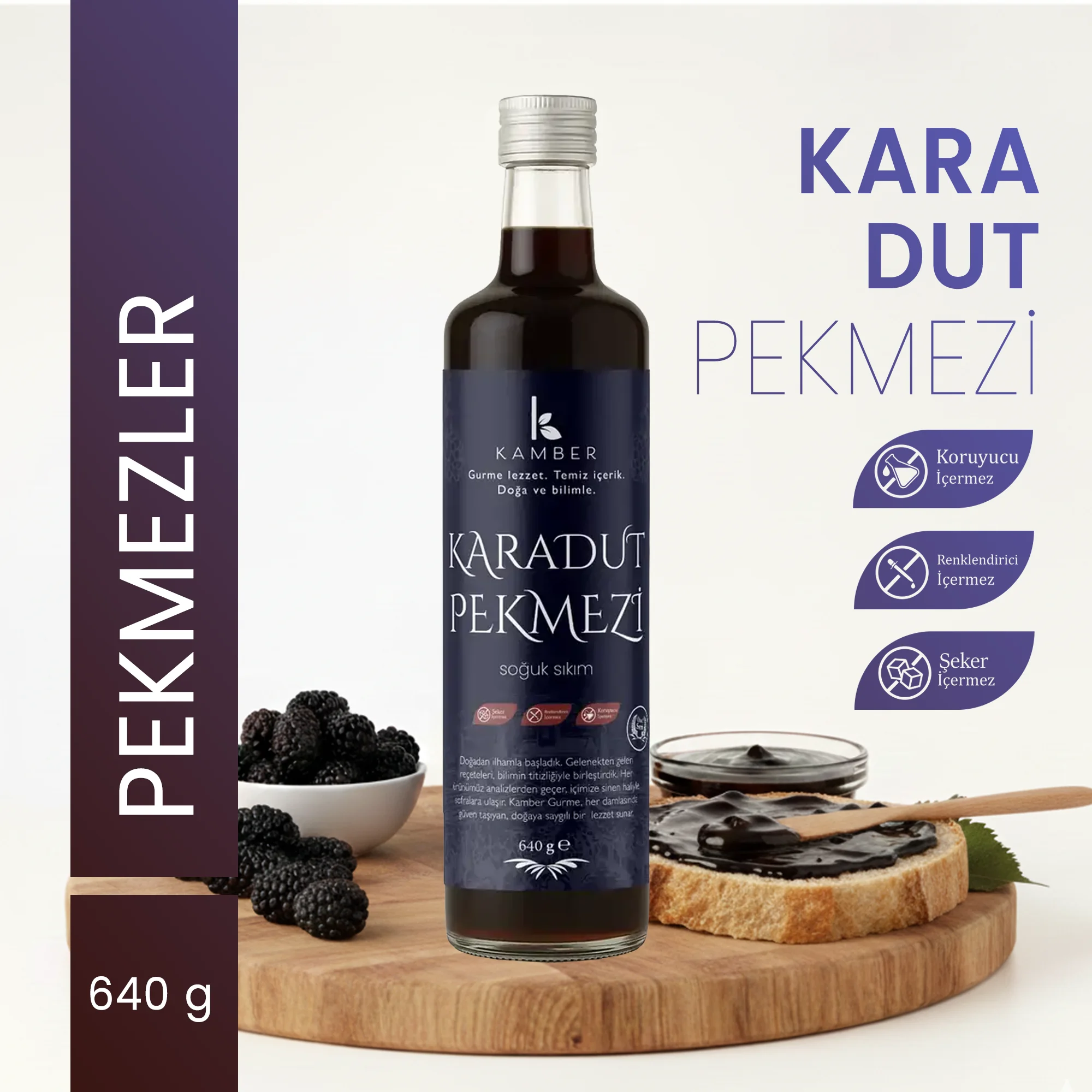 %100 Doğal Karadut Pekmezi | Kamber Gurme