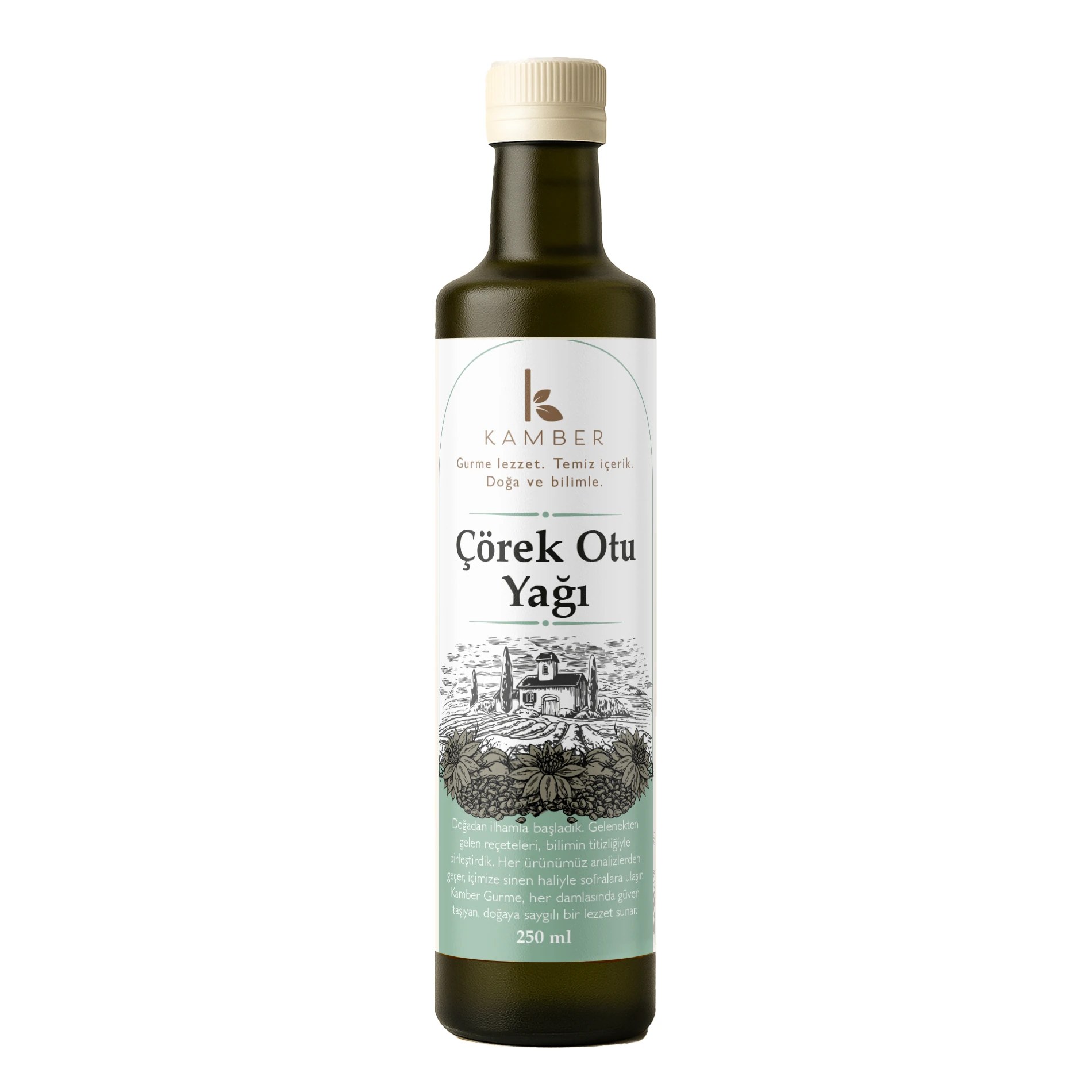 %100 Doğal Çörekotu Yağı - 250ml | Kamber Gurme