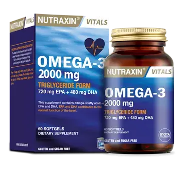 Nutraxin Omega 3 2000 Mg 60 Softgel Kapsül