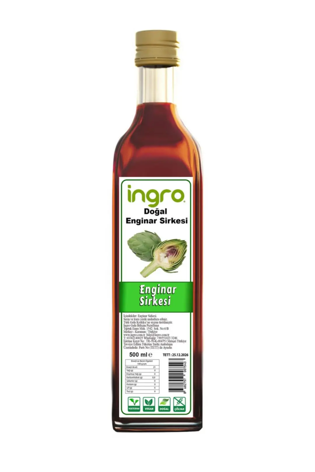 İngro Enginar Sirkesi 500 ml
