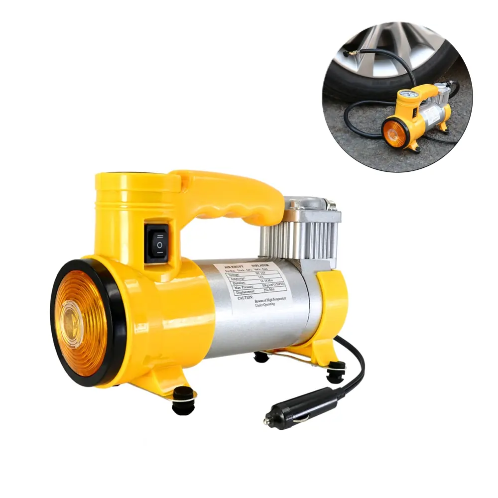 Sentinel Vehicle Auto Analog Pressure Gentle Metal Body Air Compressor ...