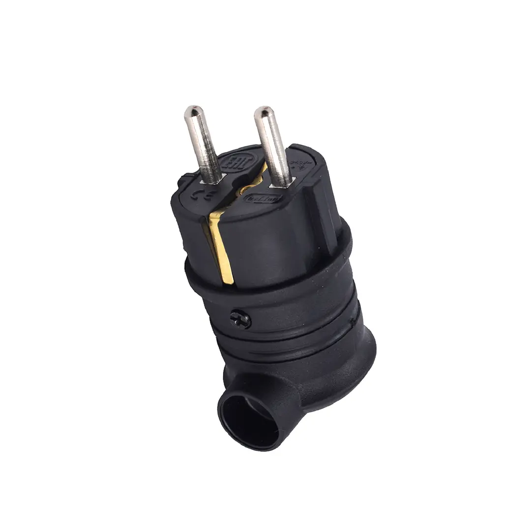 Bylion Eğik Fiş Monofaze Kauçuk 220/240V 16A - 950-002-0001 - KEF-L