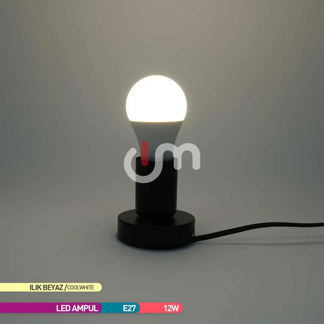ACK LED A60 Ampul 4000K Ilık Beyaz 220V 12W E27 - AA13-01221