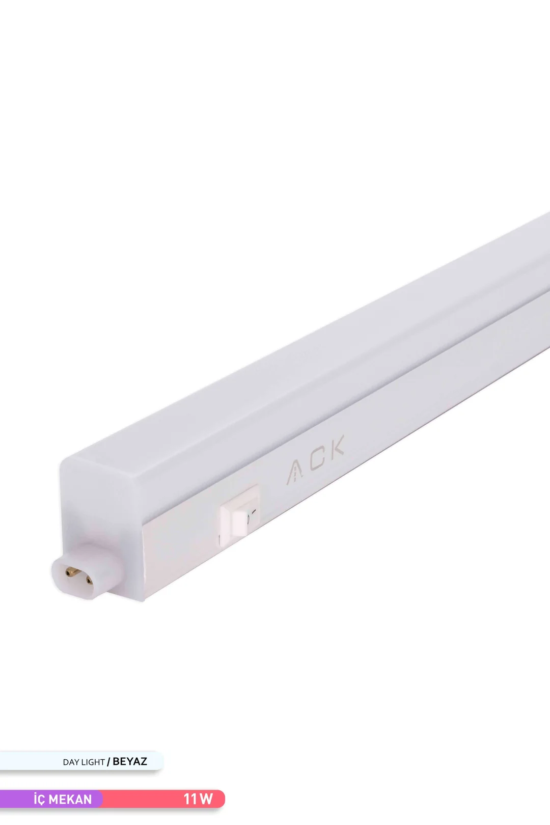 ACK Merkür LED Bant Armatür 6500K Beyaz Işık 11W 873mm AN10-01130