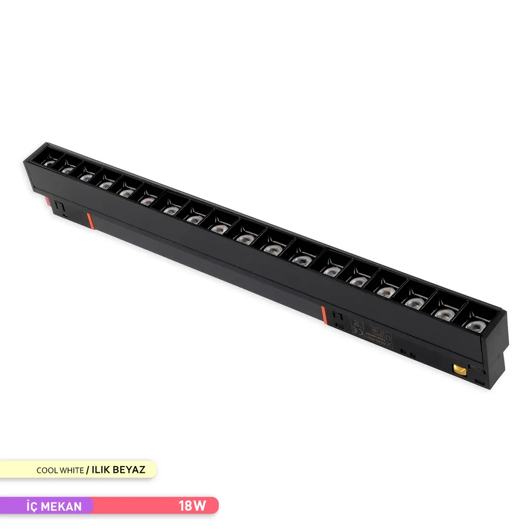 ACK 18W 48V Magnet Led Ray Armatür 4000K Ilık Beyaz - AD40-02311