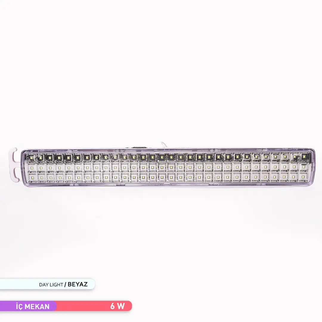 ACK 90 LED li Şarj Edilebilir Işıldak Beyaz Işık 6W AC01-00430