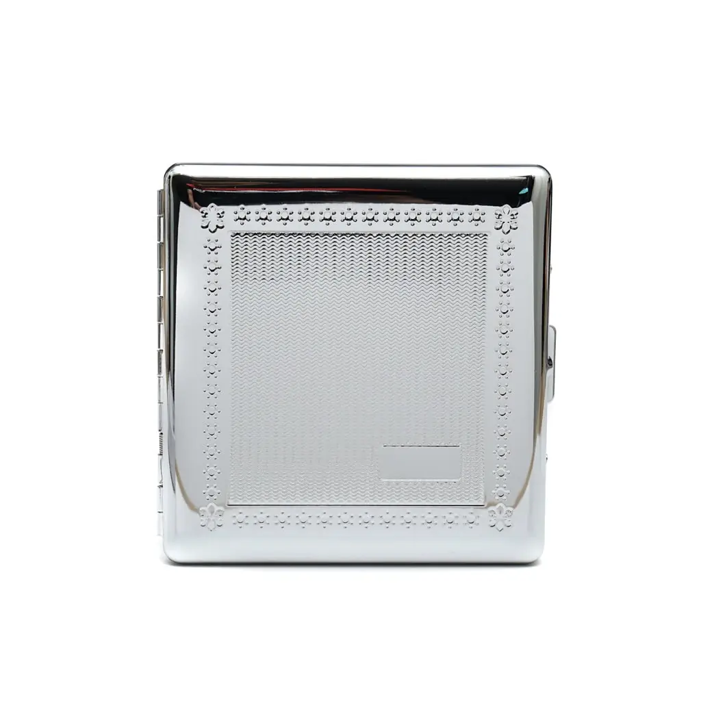 Angelo Silver Metal Cigarette Layer 10 Pieces 800051