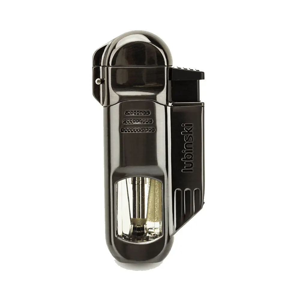 Lubinski 4 Torch Gunmetal Cigar Lighter 8179AT