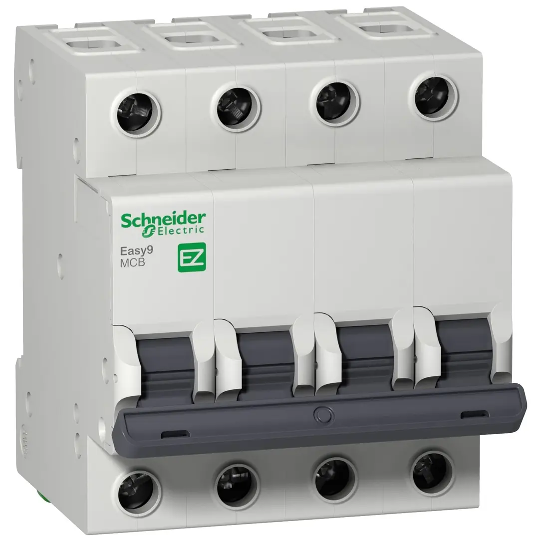Schneider Electric EZ9F34425 Miniature circuit breaker (MCB), Easy9, 4P ...