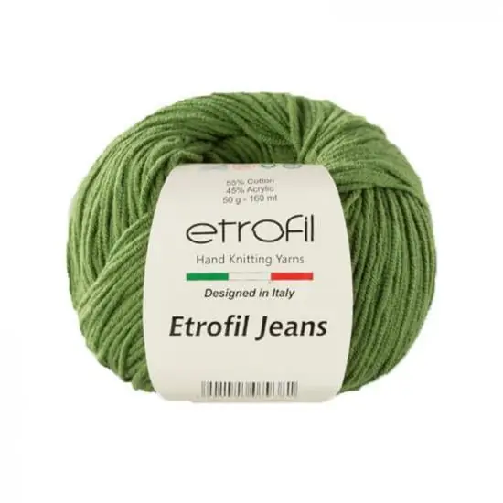 Etrofil Jeans 040 Orman Yeşili Örgü İpi – Derin Ton