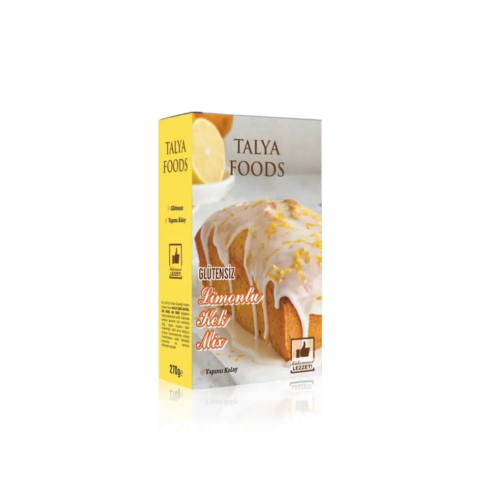 Glutensiz Kolay Yap Limonlu Kek Mix 270g - Talya Foods