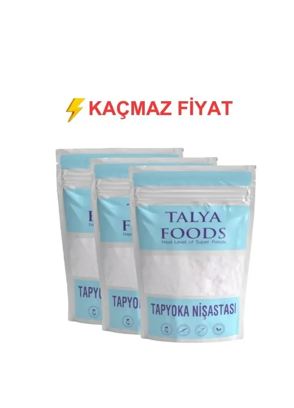 Talya Foods Glutensiz Tapyoka Nişastası 3x500g Avantaj Seti