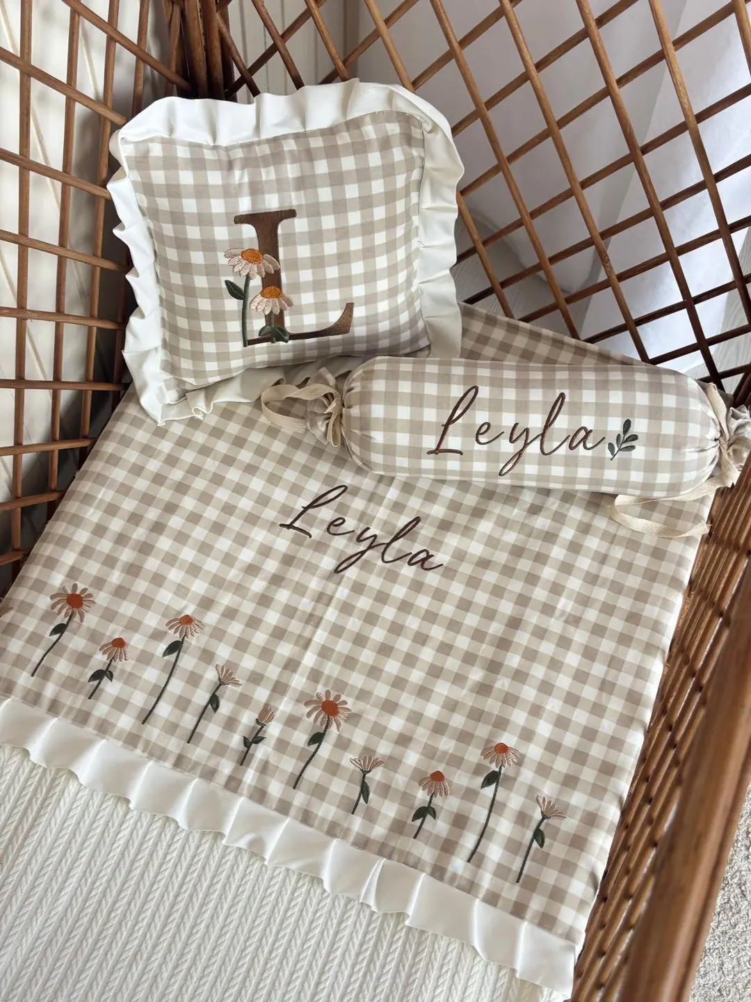 PİKE TAKIMI 3'LÜ FLORAL MAGİC