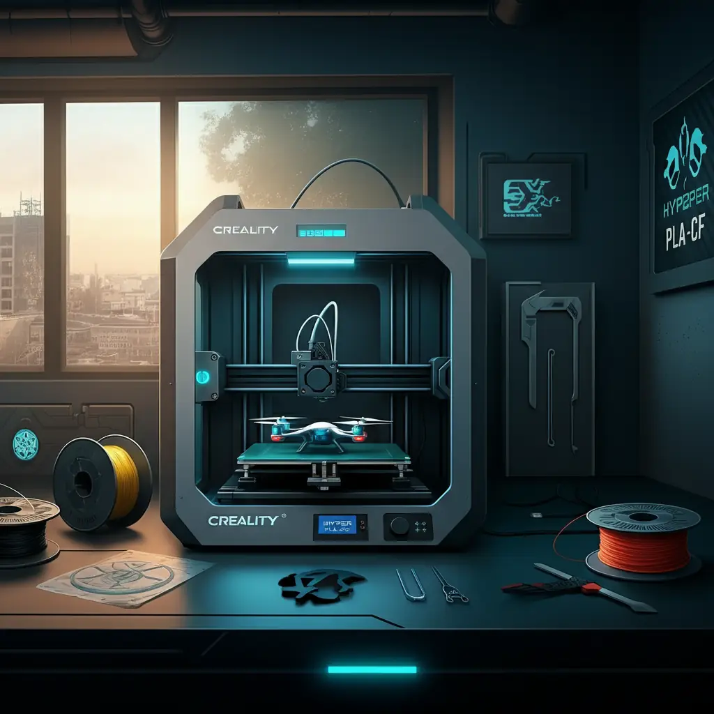 Creality Hyper PLA-CF İncelemesi | Dayanıklı ve Hafif Filament