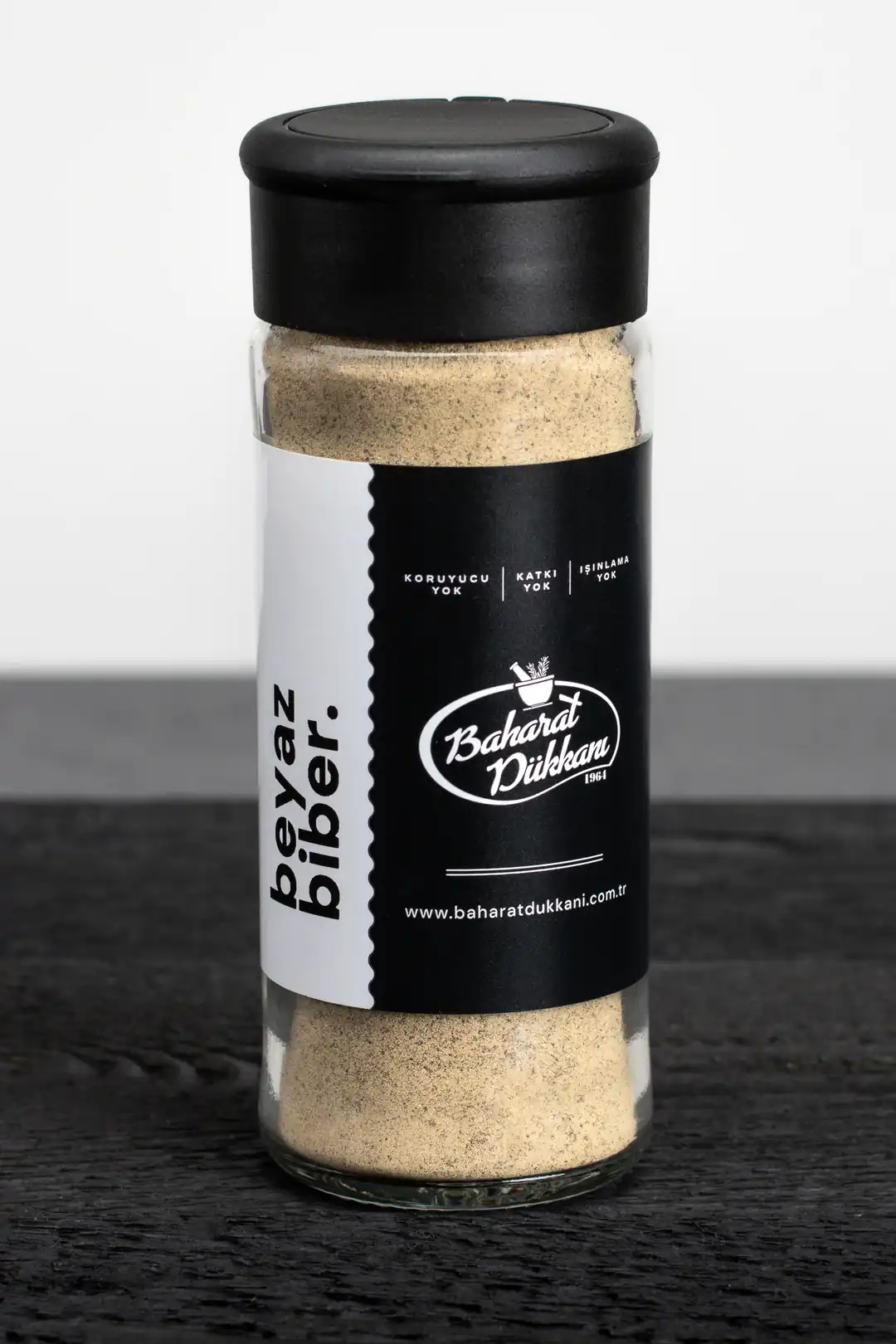 Beyaz Biber Toz 60gr (cam) | Doğal ve Hafif Baharat