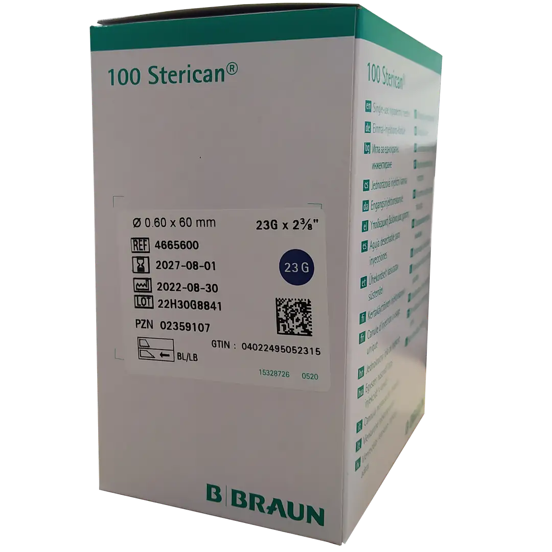 B.Braun - Sterican İğnesi̇ - 23G 0.60 x 60 mm - 100'lü