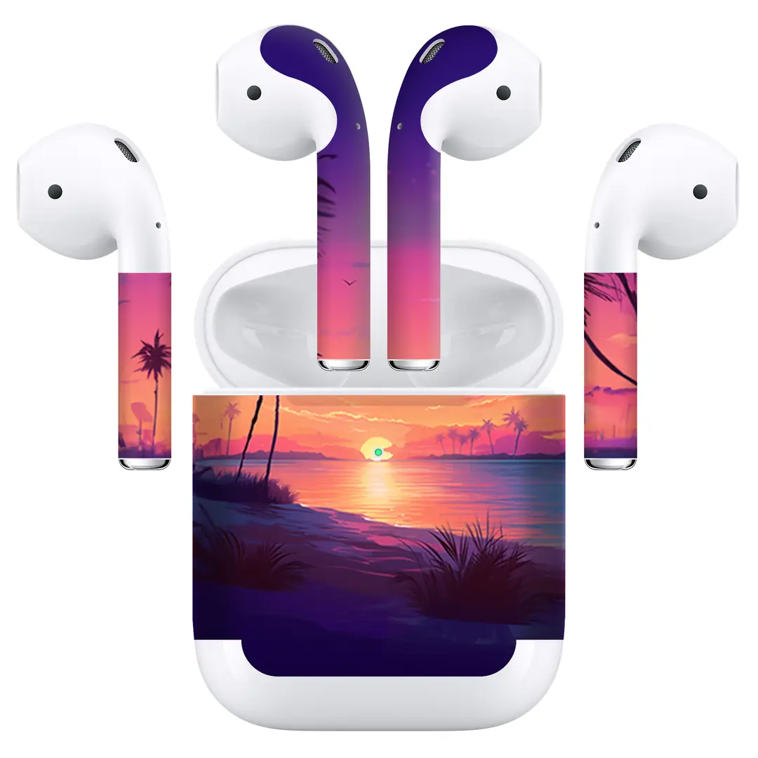 Airpods (Gen 2 Wireless) Kaplama Vice Vibe - PapsCover