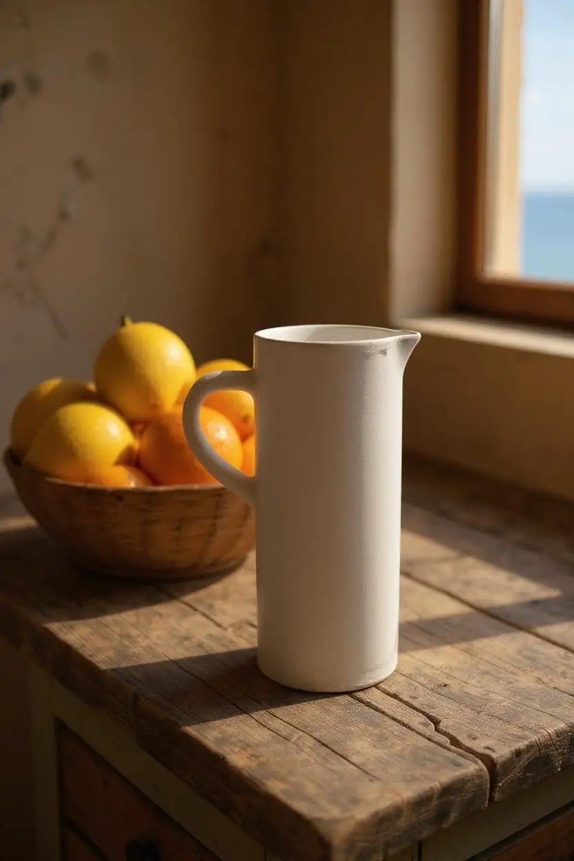 Ham Seramik Modern Sürahi Dekor Vazo | Bayrampaşa Hobi | Boyanabilir ...