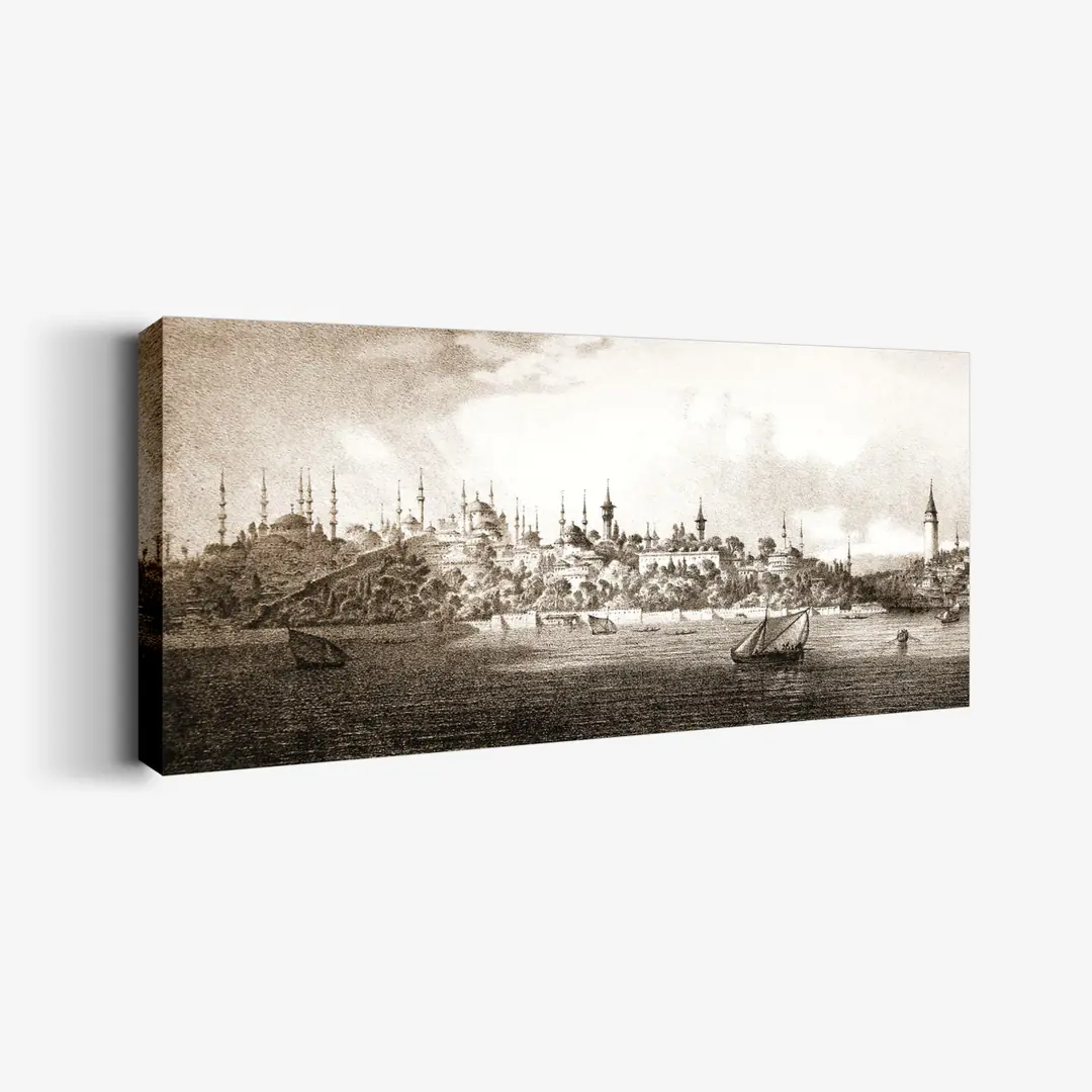 İstanbul'un Genel Görünümü Tablo - Aşiyan Sanat Çerçeve ve Tablolar