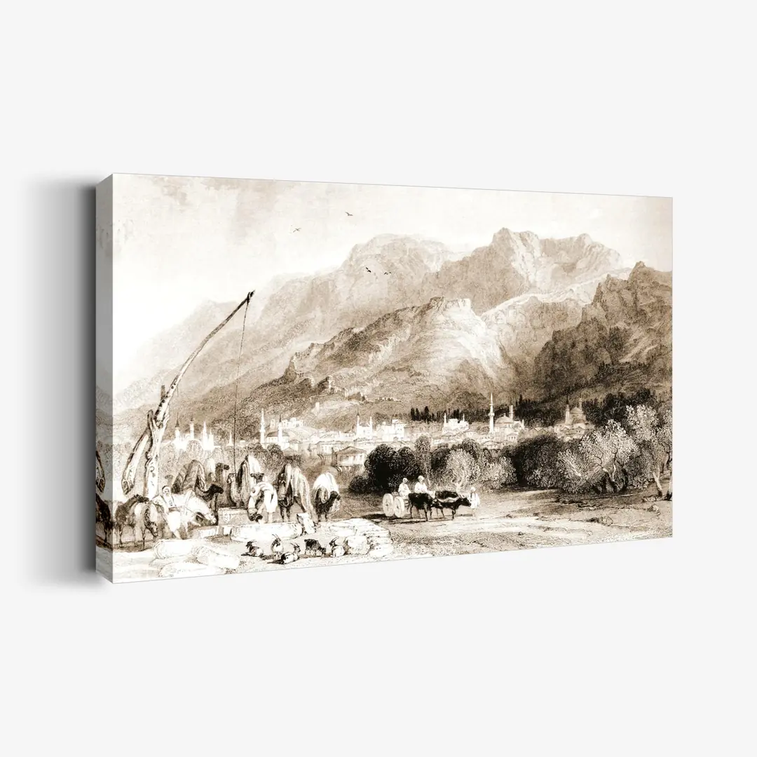 Manisa Kenti Ve Manisa Sipil Dağı Tablo - Aşiyan Sanat Çerçeve ve Tablolar