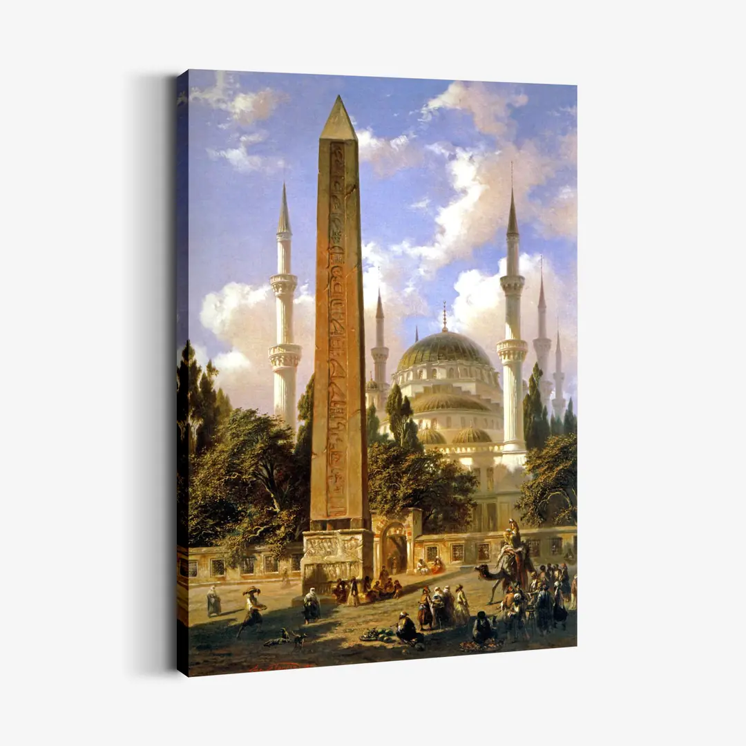 İstanbul Sultanahmet'te Dikilitaş Tablo - Aşiyan Sanat Çerçeve ve Tablolar