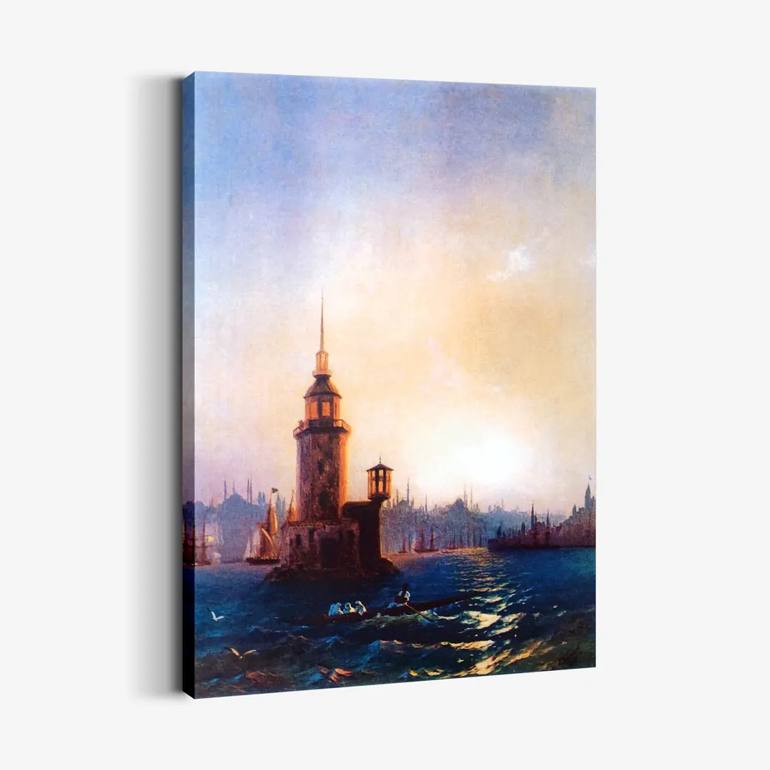 İstanbul Kız Kulesi, 1848 Tablo - Aşiyan Sanat Çerçeve ve Tablolar