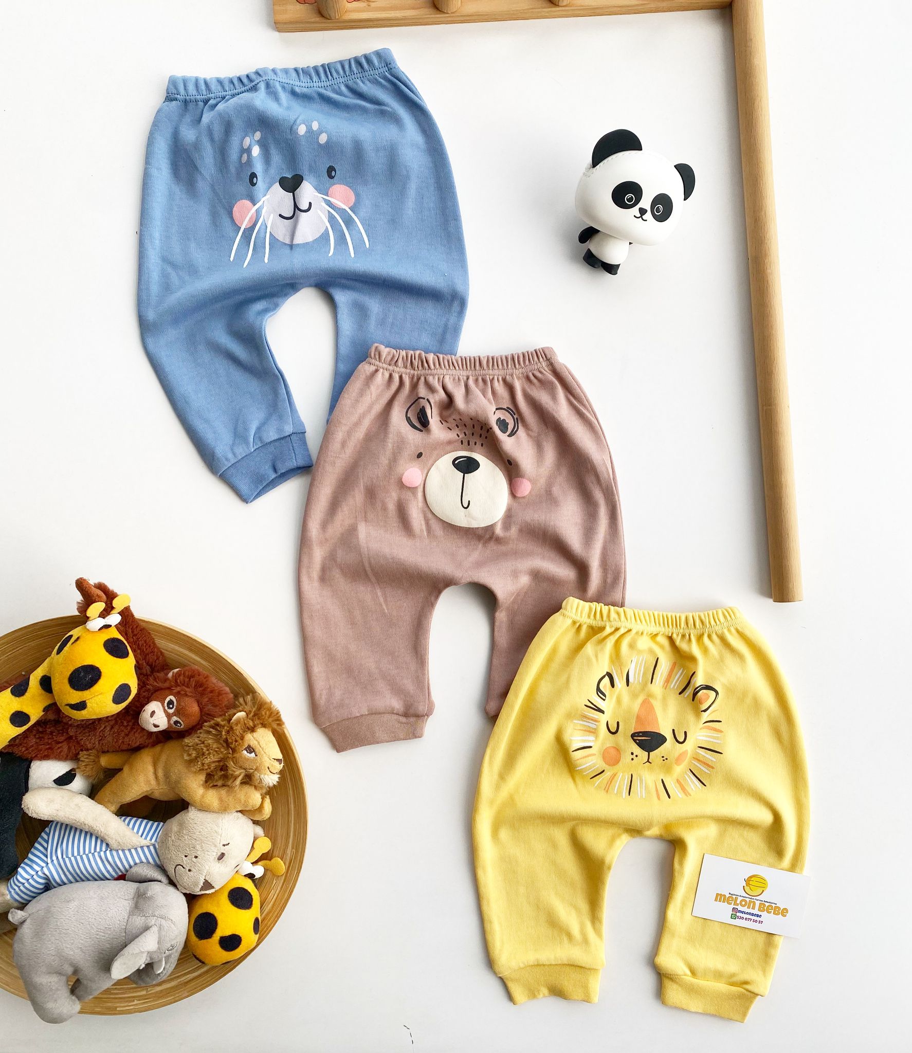 Animals 3'lü Tek Alt