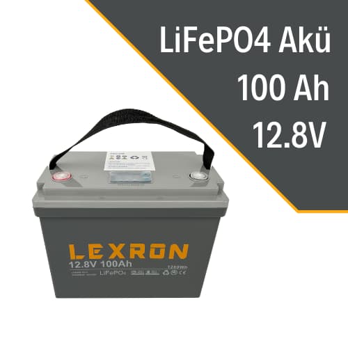 LEXRON 100AH 12.8V LİTYUM AKÜ