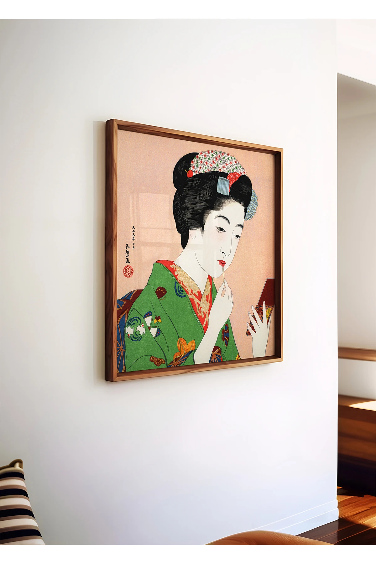 Goyo Hashiguchi – Japon Sanat Eserleri - Kare Poster - Tablo Ölçülerin