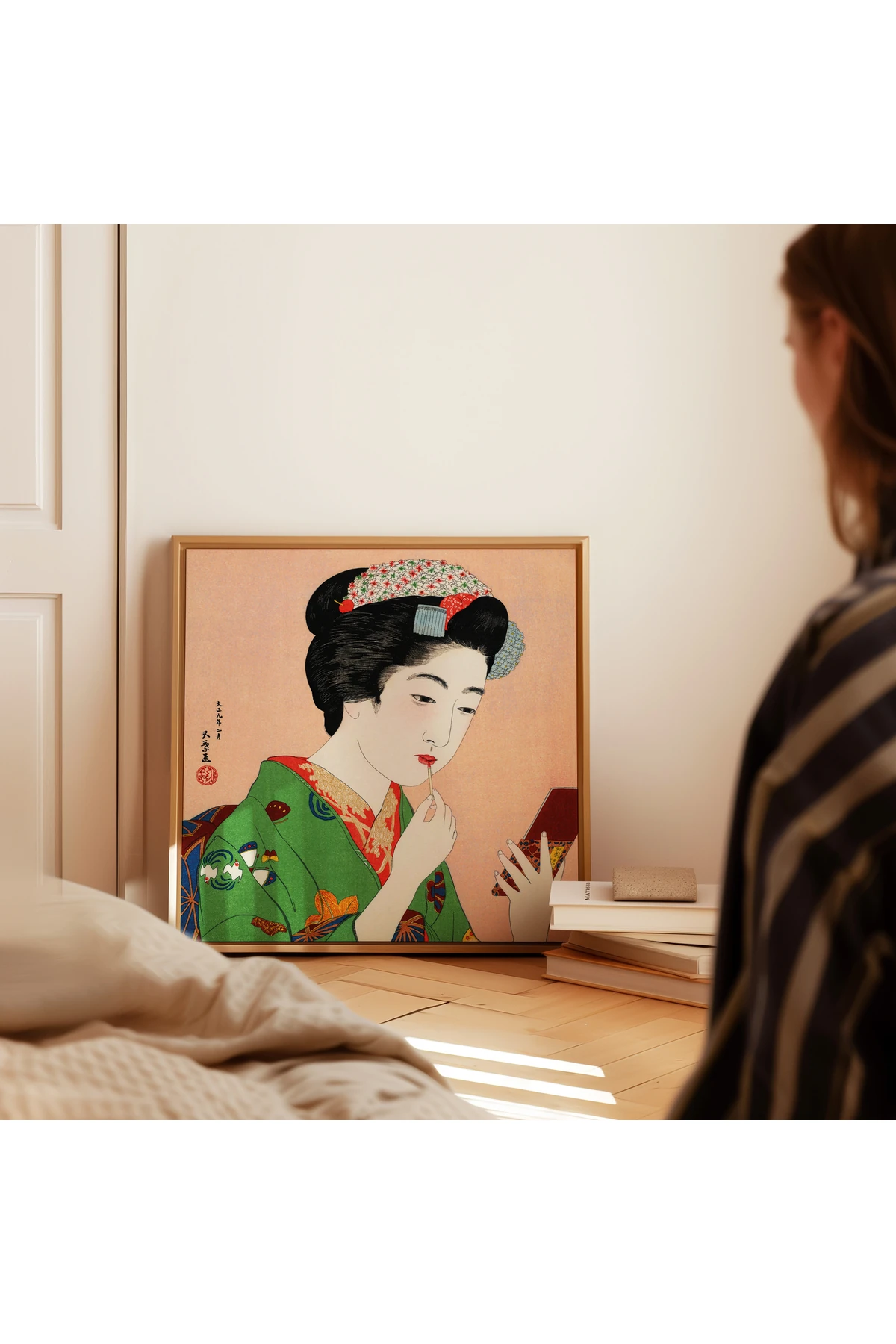 Goyo Hashiguchi – Japon Sanat Eserleri - Kare Poster - Tablo Ölçülerin