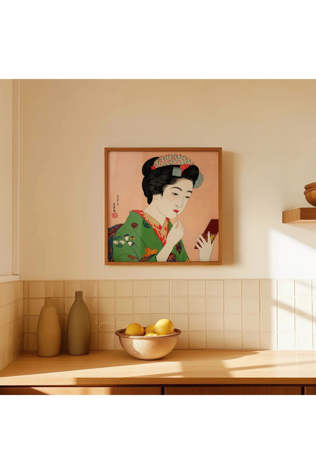 Goyo Hashiguchi – Japon Sanat Eserleri - Kare Poster - Tablo Ölçülerin