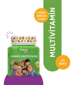 Vitago Kids Gummies Multivitamin Multimineral İçeren Çiğnenebilir Form ...