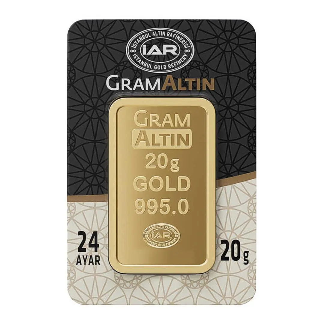 20 Gram 24 Ayar Gram Altın