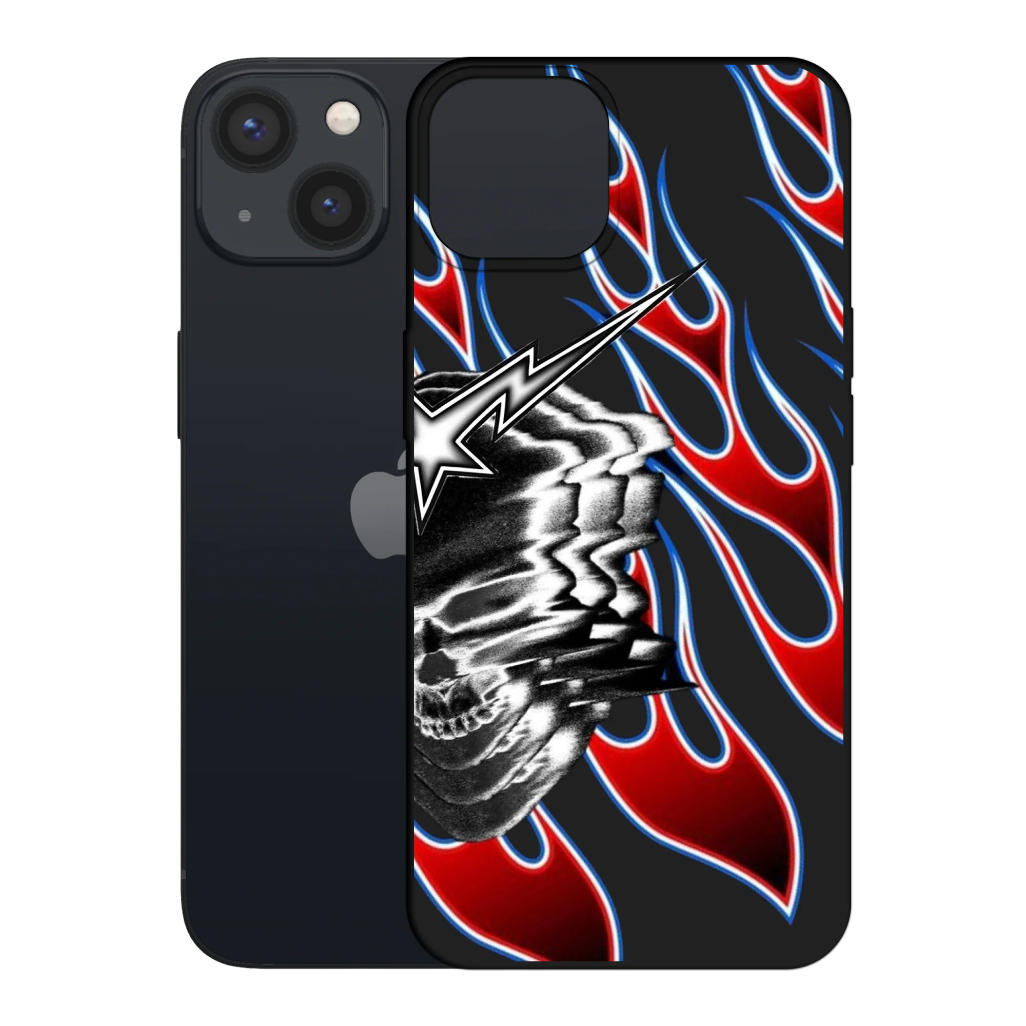 Glitch Skull Telefon Kılıfı