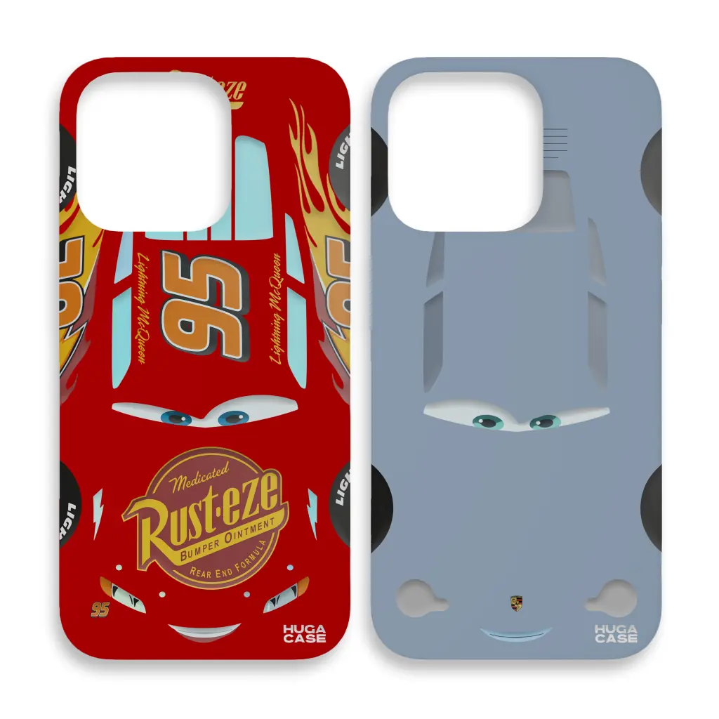 Lightning McQueen ve Sally Carrera Couple Telefon Kılıfı