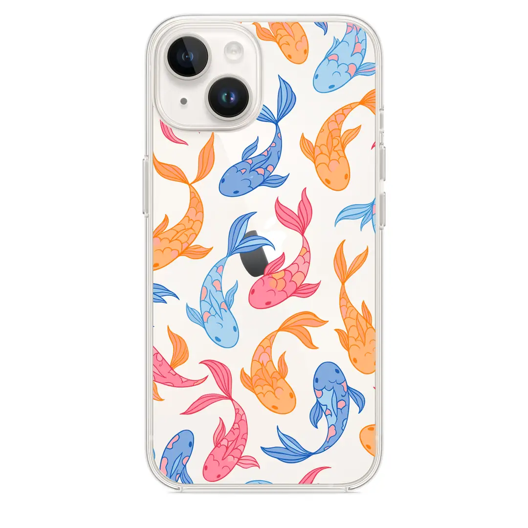 Colourful Koi Fish Telefon Kılıfı