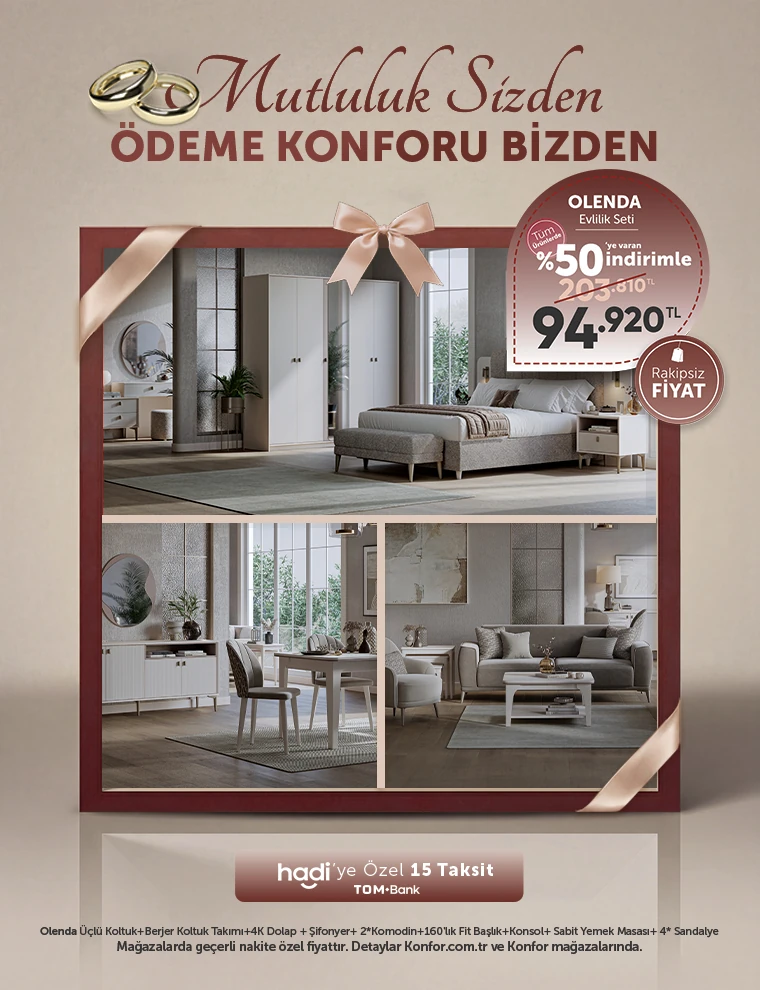 Konfor Mobilya | Modern ve Şık Mobilya Modelleri